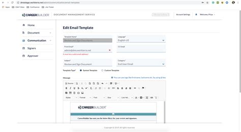 Dms 1993 Not Accepting Valid Email Workterra Jira