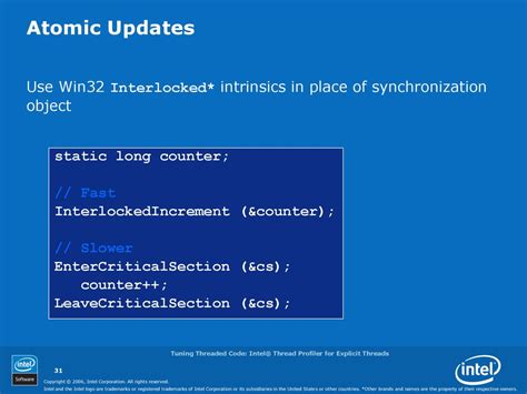 tuning threading code with intel® thread profiler for explicit threads