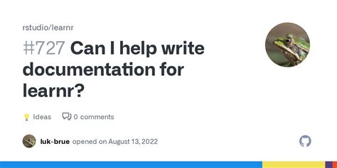 Can I Help Write Documentation For Learnr Rstudio Learnr
