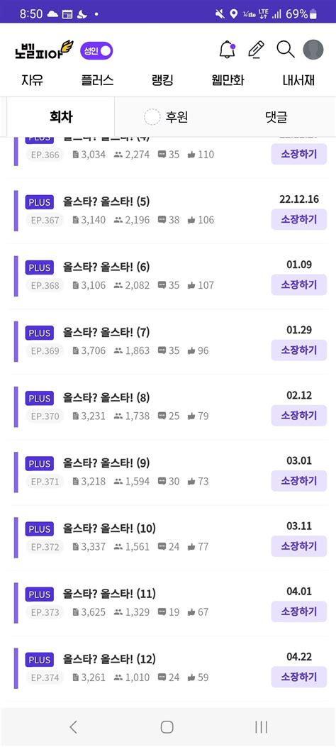 요즘 연재주기 정신 나갈거같은 소설이 참 많네요 웹툰 웹소설 만화 에펨코리아