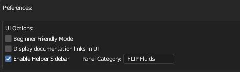 Preferences Menu Settings Rlguy Blender FLIP Fluids Wiki GitHub