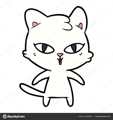 Vector Illustration Cartoon Cat Stock Vector Image By ©lineartestpilot