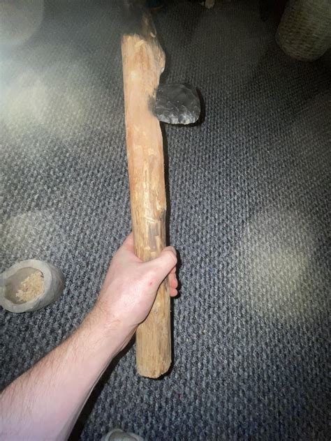 Hafted Biface R Knapping