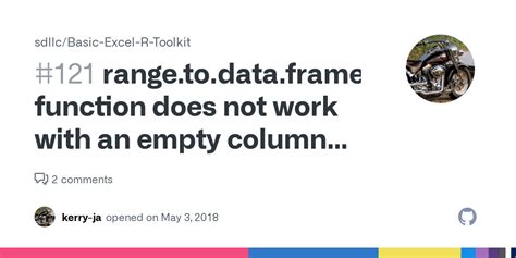 range to data frame function does not work with an empty columns when header is true · issue