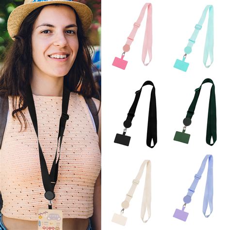 Phone Lanyard Universal Crossbody Cell Phone Lanyards Nylon Patch