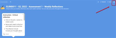 Work On A Padlet Assignment Original Elearning University Of Queensland