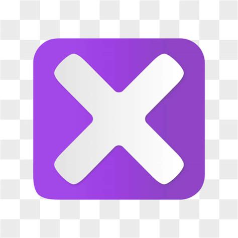 Download Purple Square Deletion Icon Pngs Online Creative Fabrica