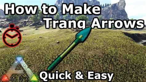 How To Use Tranq Arrows Ark