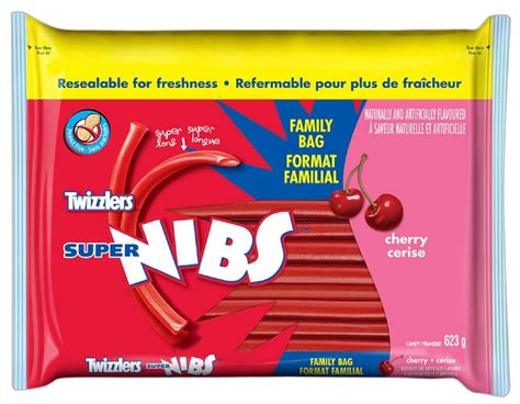 Twizzlers Super Nibs Cherry Flavored 623g 22oz Per Pack Candy Grocery