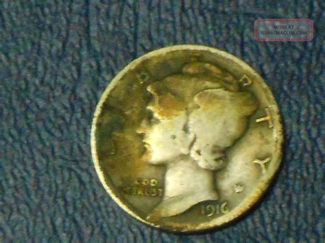 1916 P Silver Mercury Dime