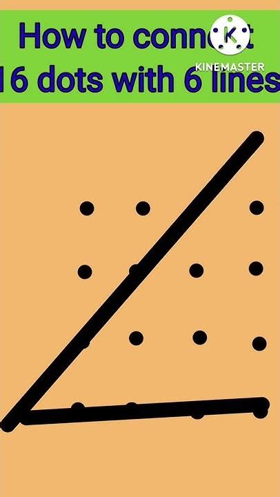 Connect 16 Dots With 6 Lines Youtube