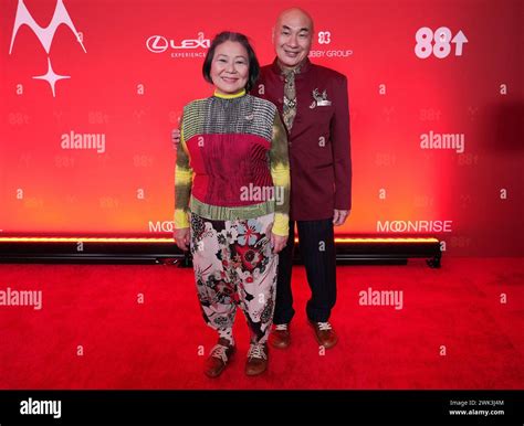 Los Angeles Usa 17th Feb 2024 L R Neo Swee Lin And Lim Kay Siu Arrives At The 88risings