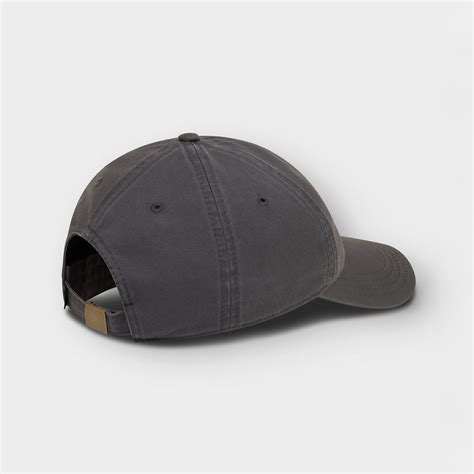 Dedicated Soft Cap Slussen Bird Symbol Dark Grey