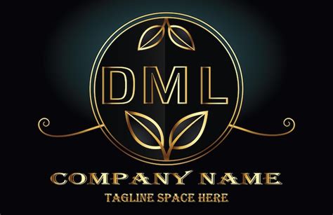 Premium Vector Dml Letter Logo