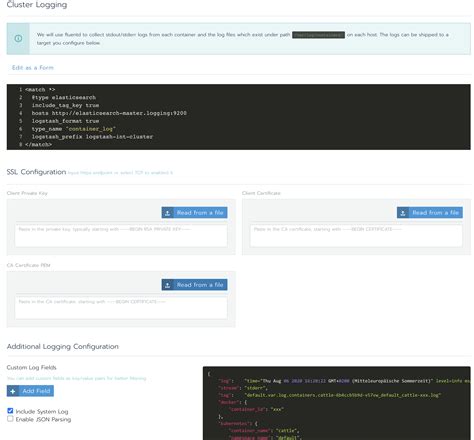 Js Error When Enablingdisabling Json Parsing In Custom Logging