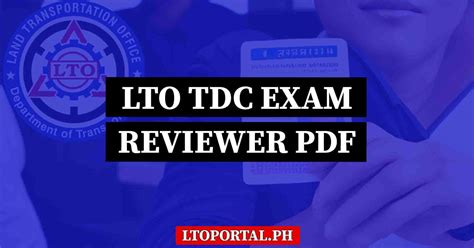 Download Lto Tdc Exam Reviewer Pdf File Lto Portal Ph