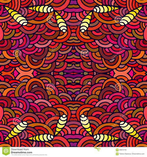 Seamless Floral Abstract Background Stock Vector Illustration Of