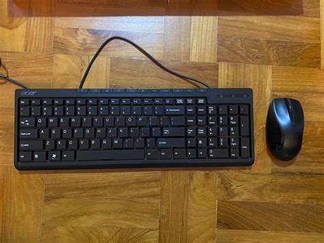 Acer Wired Keyboard And Wireless Mouse Set Computers Tech Parts Accessories Computer