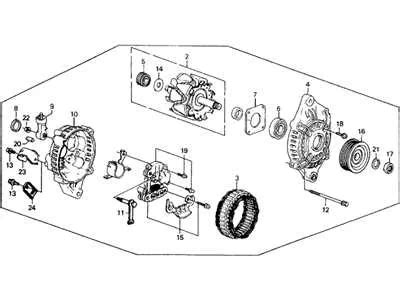Denso Alternator Parts Diagram Overview