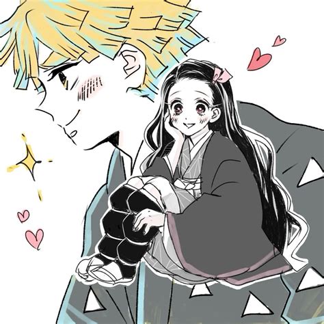 Nezuko And Zenitsu Ppoonnoopo On Twitter ᯓᡣ𐭩 Anime Anime Love Demon