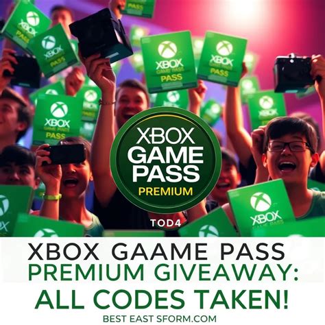 Xbox Game Pass Premium Giveaway All Codes Taken Leveluptalk