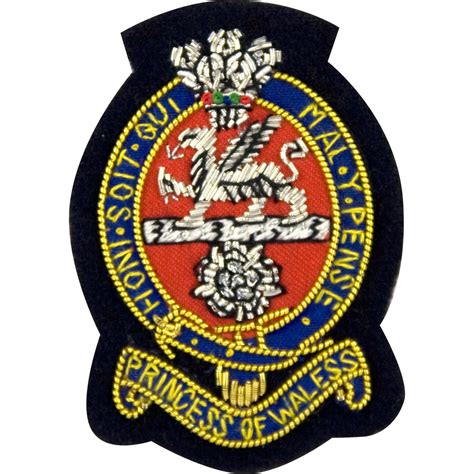 Pwrr Officers Side Hat Badge Navy Ground Tigers Direct Pwrr Store