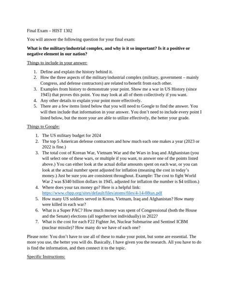 Final Exam Hist 1302 Pdf