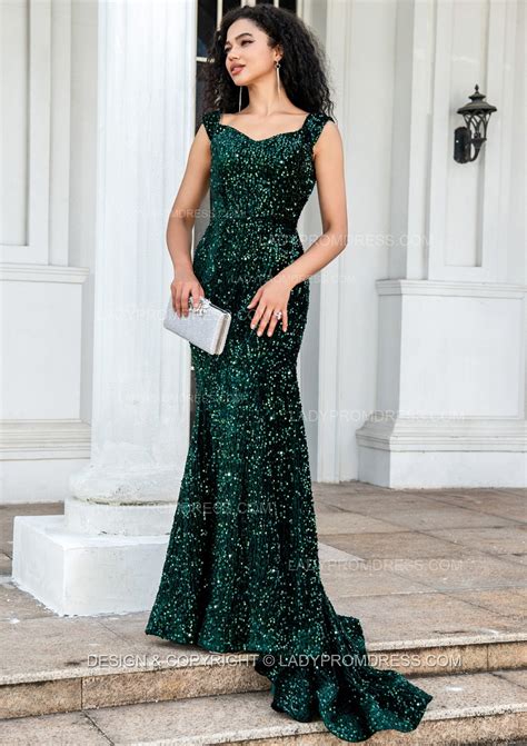 Navy Blue Sequence Long Off The Shoulder Long Prom Dresses
