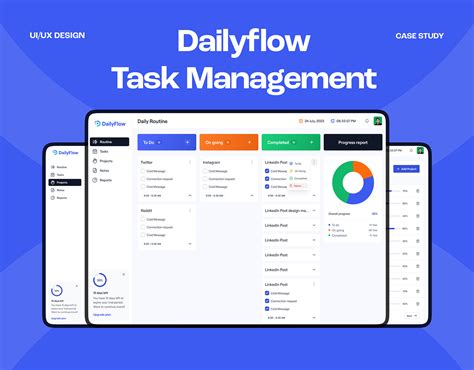 Dailyflow Task Management Saas Web Application Behance