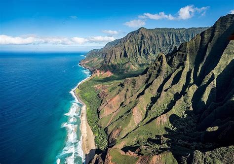 Garden Island Of Kauai From Helicopter Tour Outdoors Helicopter Kalalau