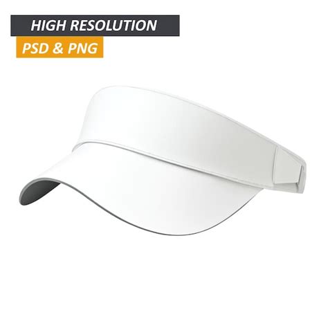 White Visor Mockup Psd Png Premium Ai Generated Psd