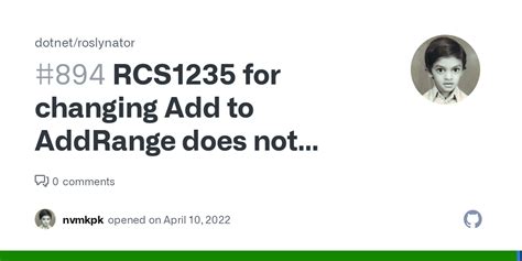 RCS For Changing Add To AddRange Does Not Appear To Do Type Check For The Parameter Of