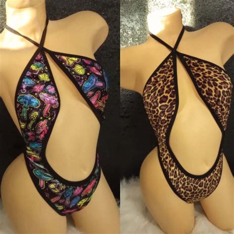 Velvet One Piece Leopard Print Ultravixen Dancewear