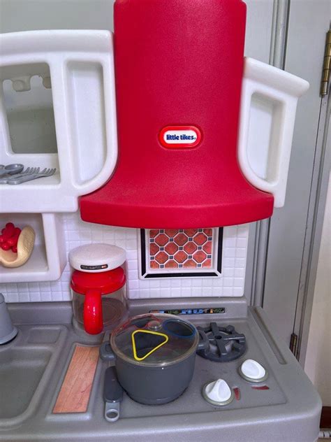 Original Little Tikes Kitchen Playset Supermarket Trolley And Tea Set