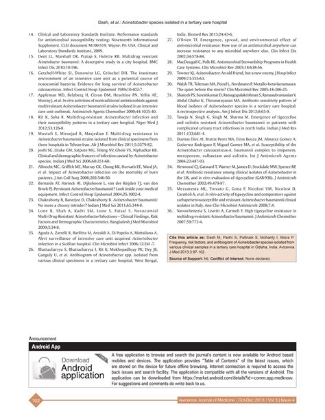Frequency Risk Factors And Antibiogram Of Acinetobacter Species Isolated From Various Clinical