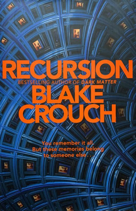 Recursion By Blake Crouch Signed Limited Edition Wigan Lane Books