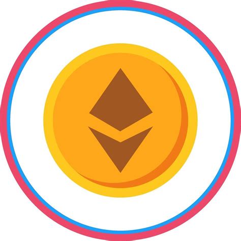 Ethereum Flat Circle Icon 43583232 Vector Art At Vecteezy