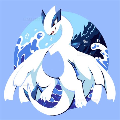 Jess🐺🎃🌙 On Twitter Lugia But With Paws And Claws 🐾 Bonus Gradient Map