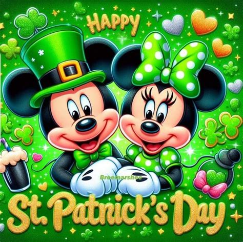 Pin By Deana Lafferty On Mickey And Minnie Mouse St Patricks Day