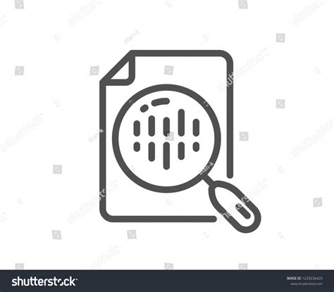 Diagram Chart Line Icon Analytics Graph Stock Vector Royalty Free
