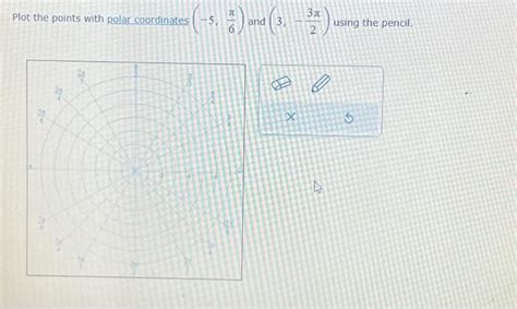 Solved Plot The Points With Polar Coordinates 5 3x 4 En I