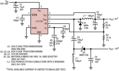Wide Input Range High Efficiency Step Down Switching Regulators