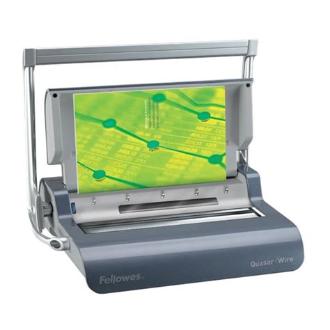 Rilegatrice A Dorso Metallico Fellowes Quasar Wire Fogli