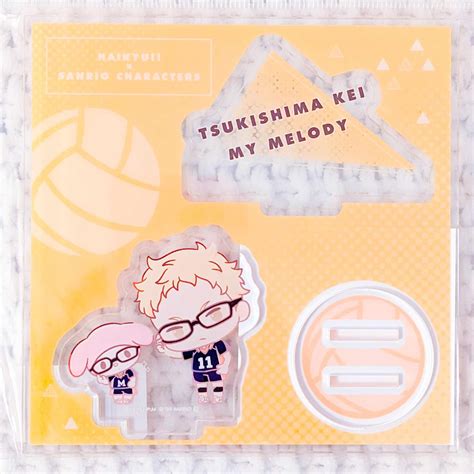 Kei Tsukishima And My Melody Haikyuu X Sanrio Anime Collaboration Acry