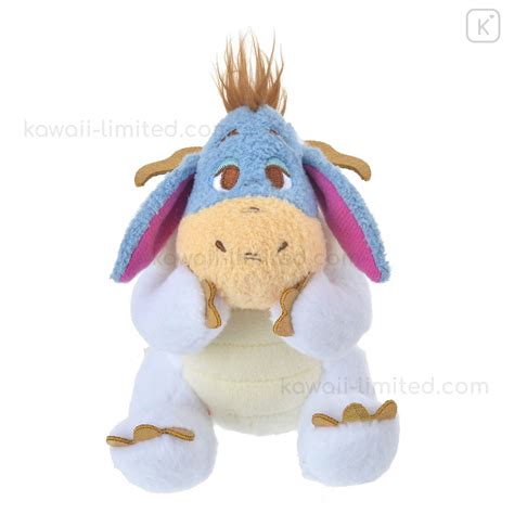 Japan Disney Store Plush Keychain Eeyore 2024 Year Of Dragon
