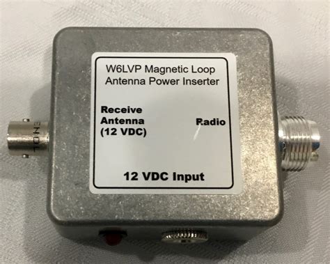 W6LVP Amplified Receive Only Magnetic Loop Antenna Portable Version