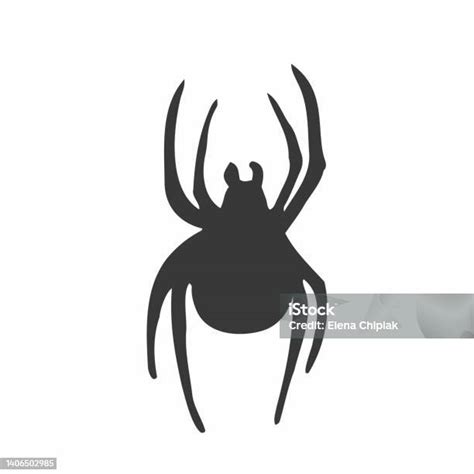 검은 거미의 간단한 벡터 벡터의 할로윈 개념 10월에 대한 스톡 벡터 아트 및 기타 이미지 10월 거미 거미류 Istock