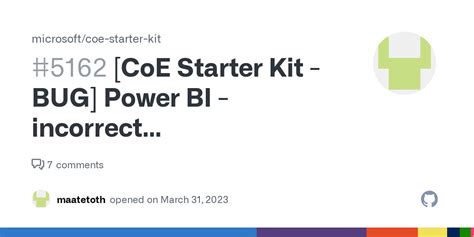 Coe Starter Kit Bug Power Bi Incorrect Isnotcurrentmonth