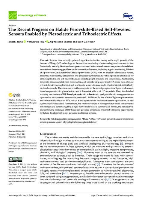 Pdf The Recent Progress On Halide Perovskite Based Self Powered