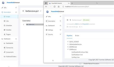 Powershell Universal Powershell